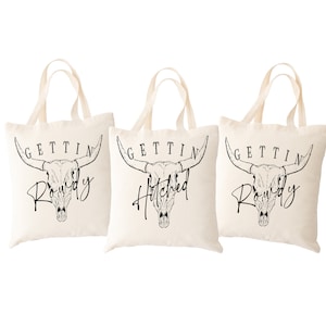 Getting Hitched Getting Rowdy Bachelorette Gift Bag, Bachelorette Party ...