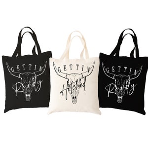 Getting Hitched Getting Rowdy Bachelorette Gift Bag, Bachelorette Party ...