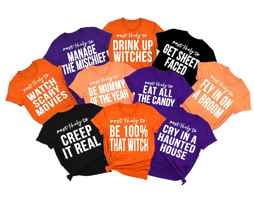 Funny Halloween Shirts, Most Likely to Halloween Shirt, Family ...