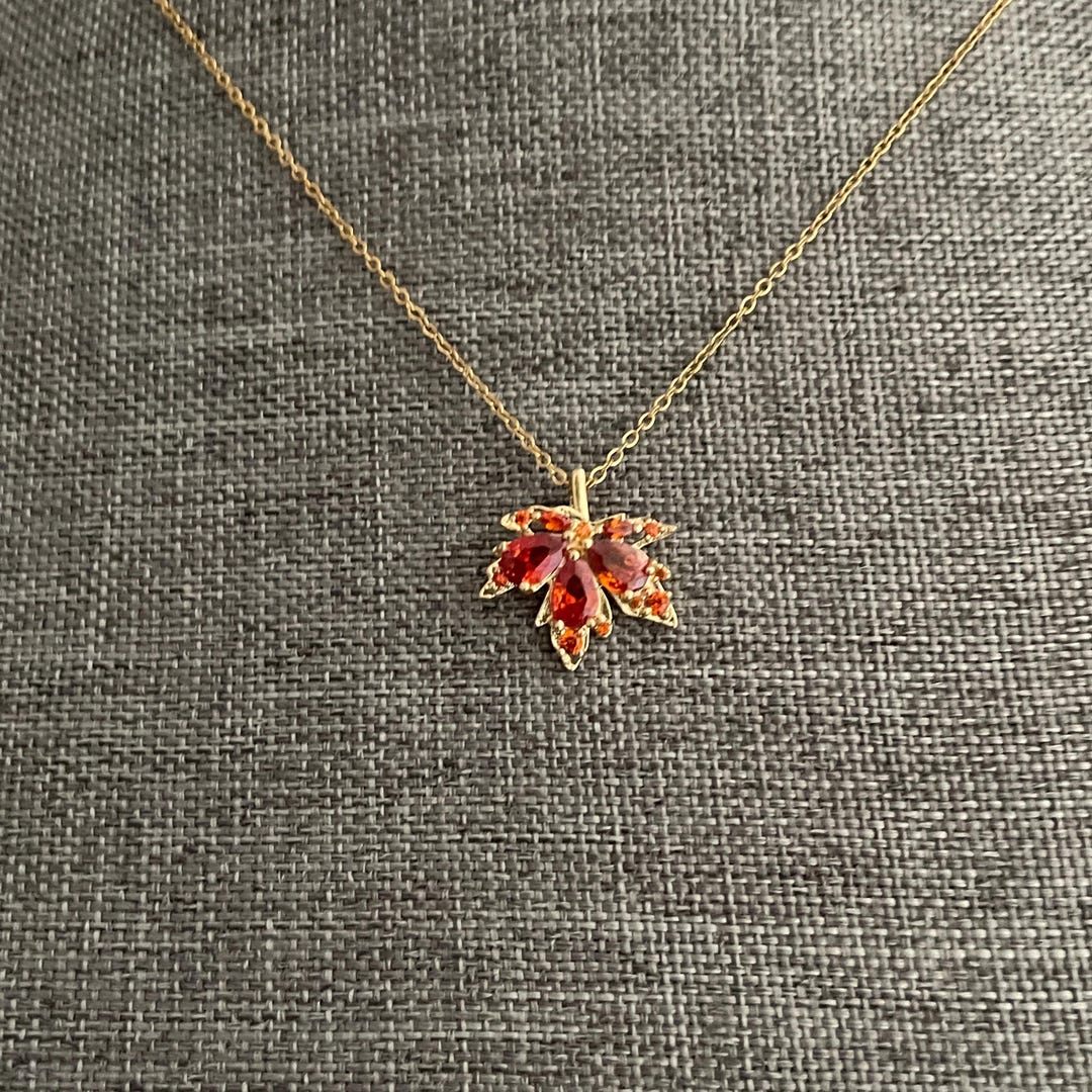 Canada Maple Leaf Tree Necklace, Canadian Maple Leaf Jewelry for Women ...