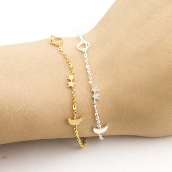 Moon Bracelet - Etsy