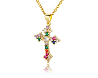 Multi Color Cross | Etsy