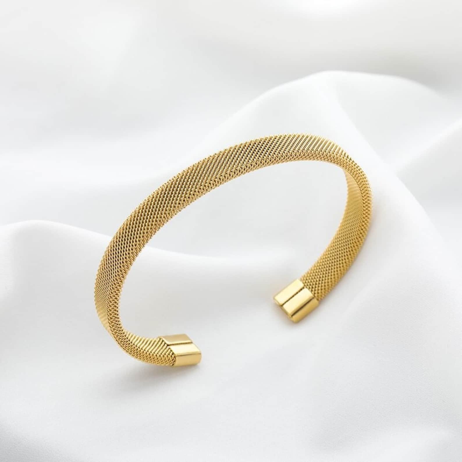 Mesh Bracelets For Women Wire Mesh Cuff Bracelet For Men Party | Etsy