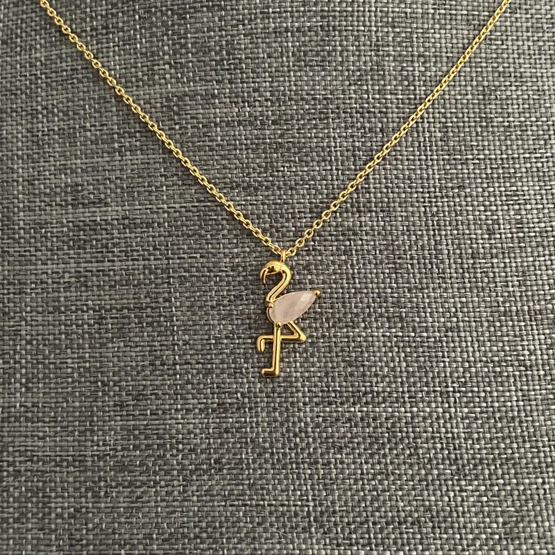 Flamingo Necklace - Etsy