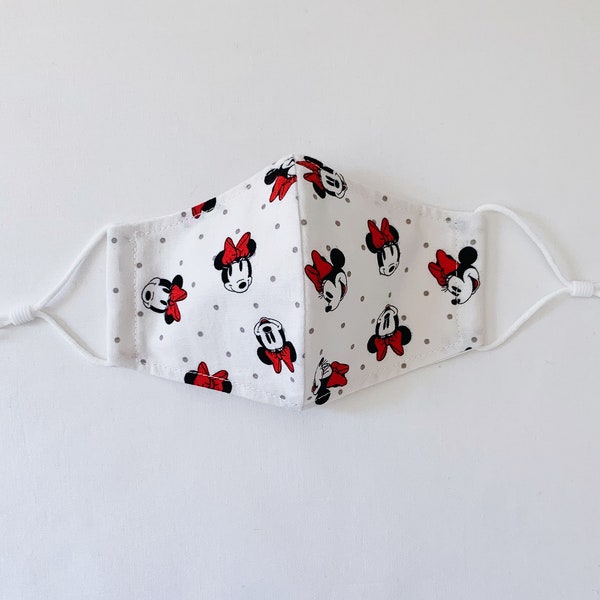 Minnie Mouse Face Mask - Etsy