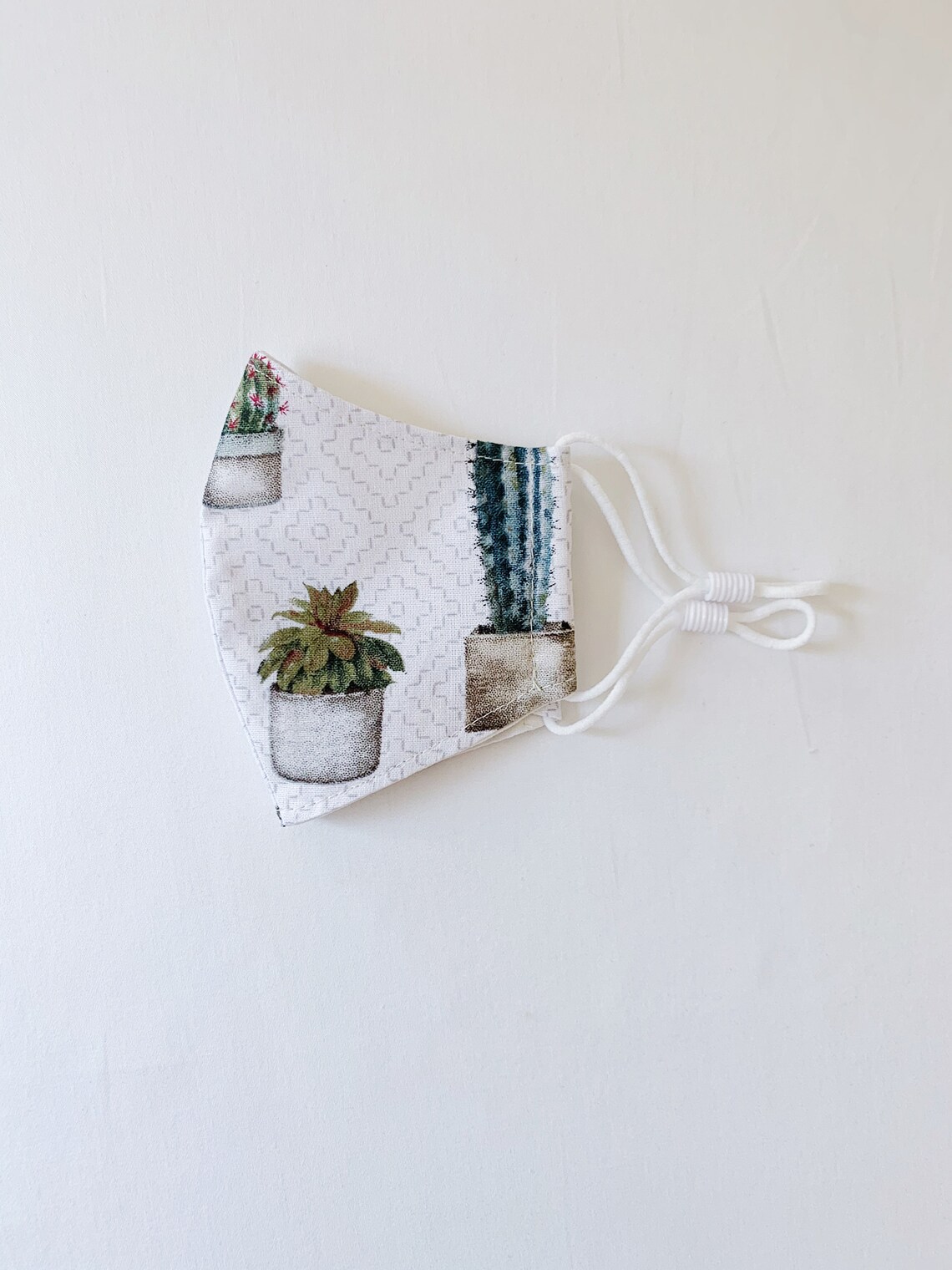 Succulent Cactus Plant Face Mask With Filter Pocket Nose Wire | Etsy