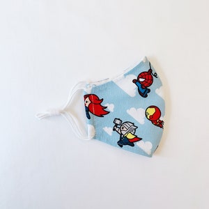 Marvel Avengers Spiderman Thor Superhero Mask Filter Pocket - Etsy