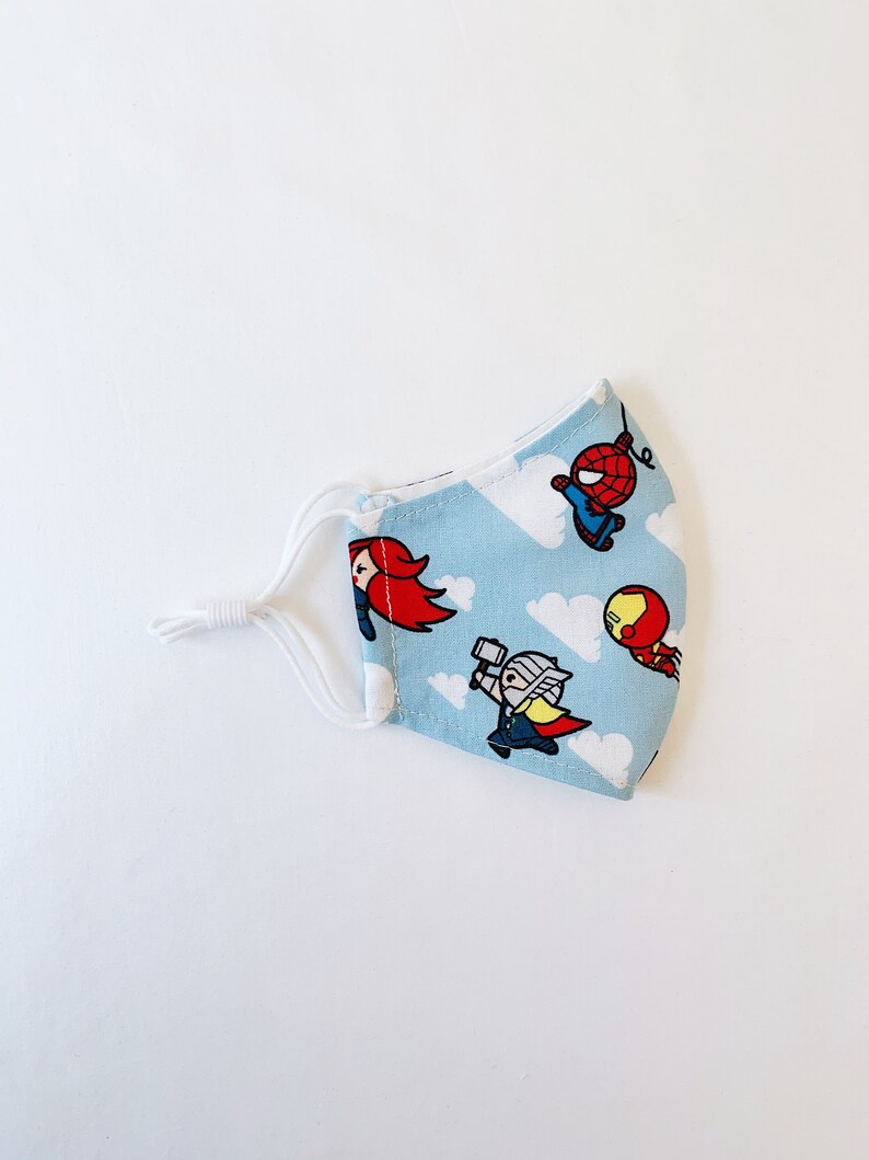 Marvel Avengers Spiderman Thor Superhero Mask Filter Pocket | Etsy