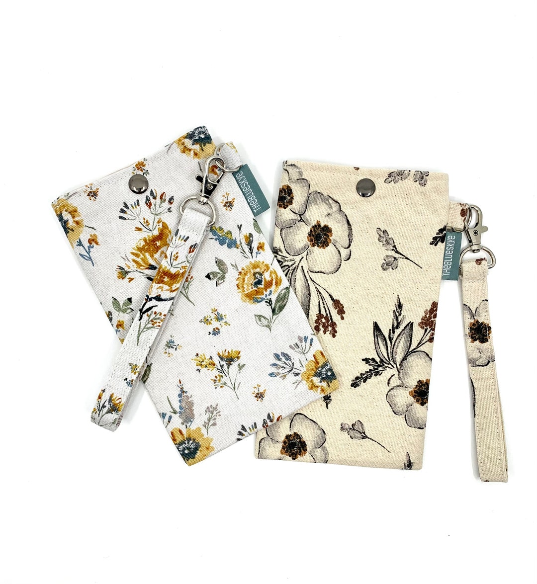 Canvas Cell Phone Bag/iphone Smartphone Pouch/cell Phone Sleeve With ...