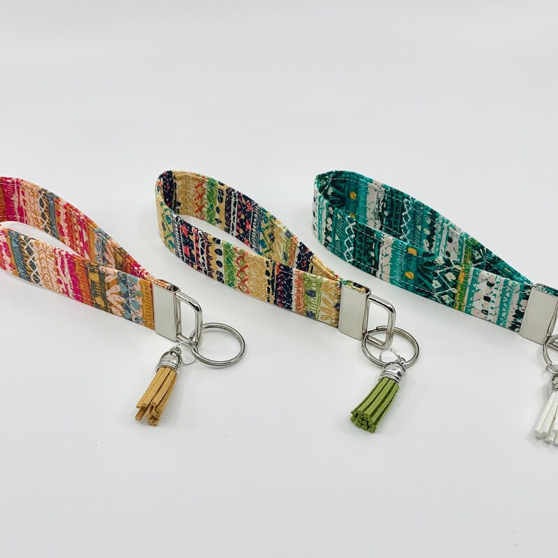 Fabric Keychains - Etsy