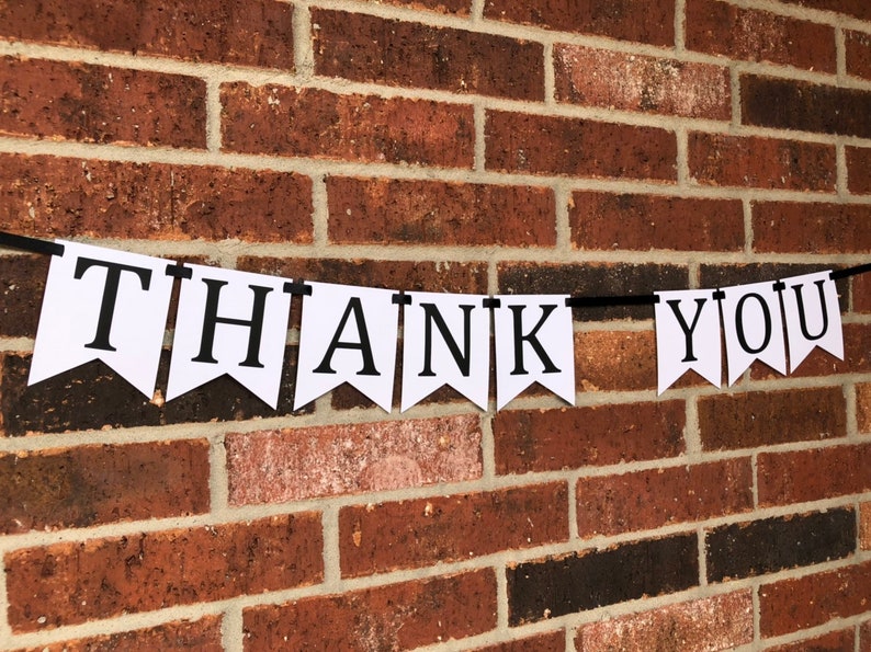 Thank You Banner... Wedding... Rustic Decor... Bridal | Etsy