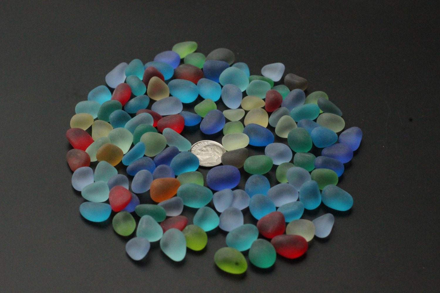 Beach Sea Glass Lot Bulk Wholesale Mixed Color Red Green Blue - Etsy