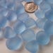 Beach Sea Glass Lot Bulk Wholesale Light Purple Blue 15-19 Mm Jewelry ...