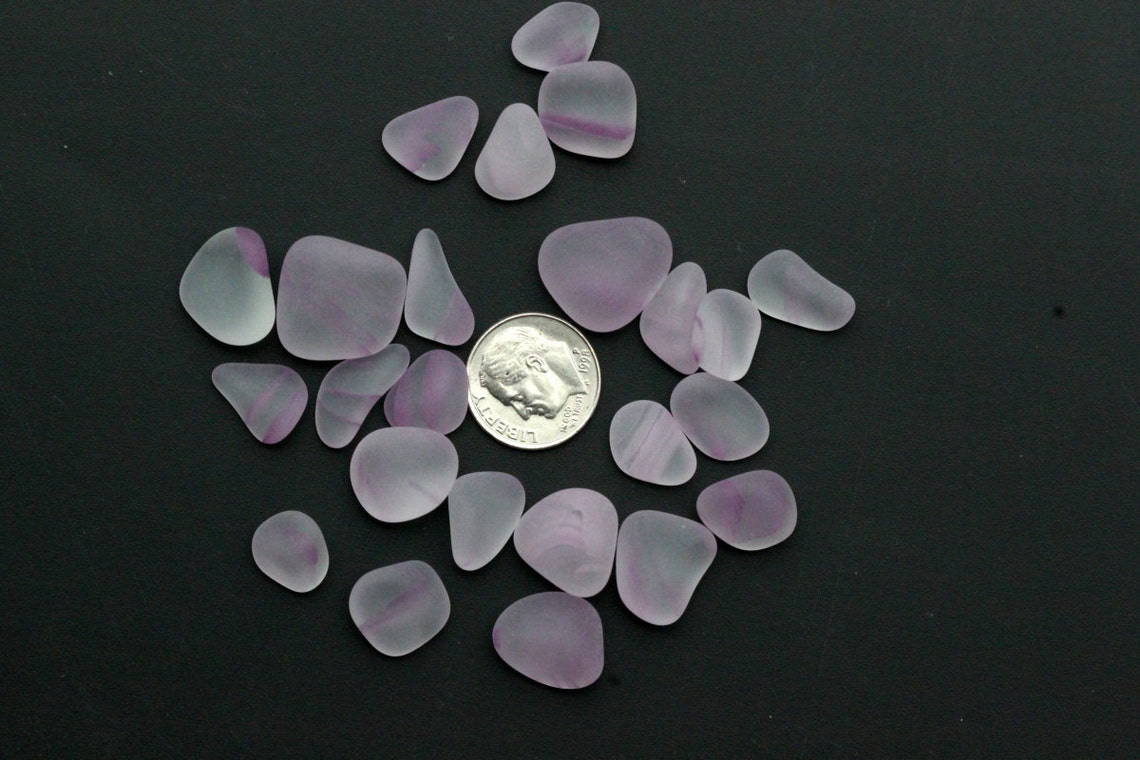 Sea Beach Glass 10 Pieces Lot Bulk Wholesale Multi Color With Stripe ...