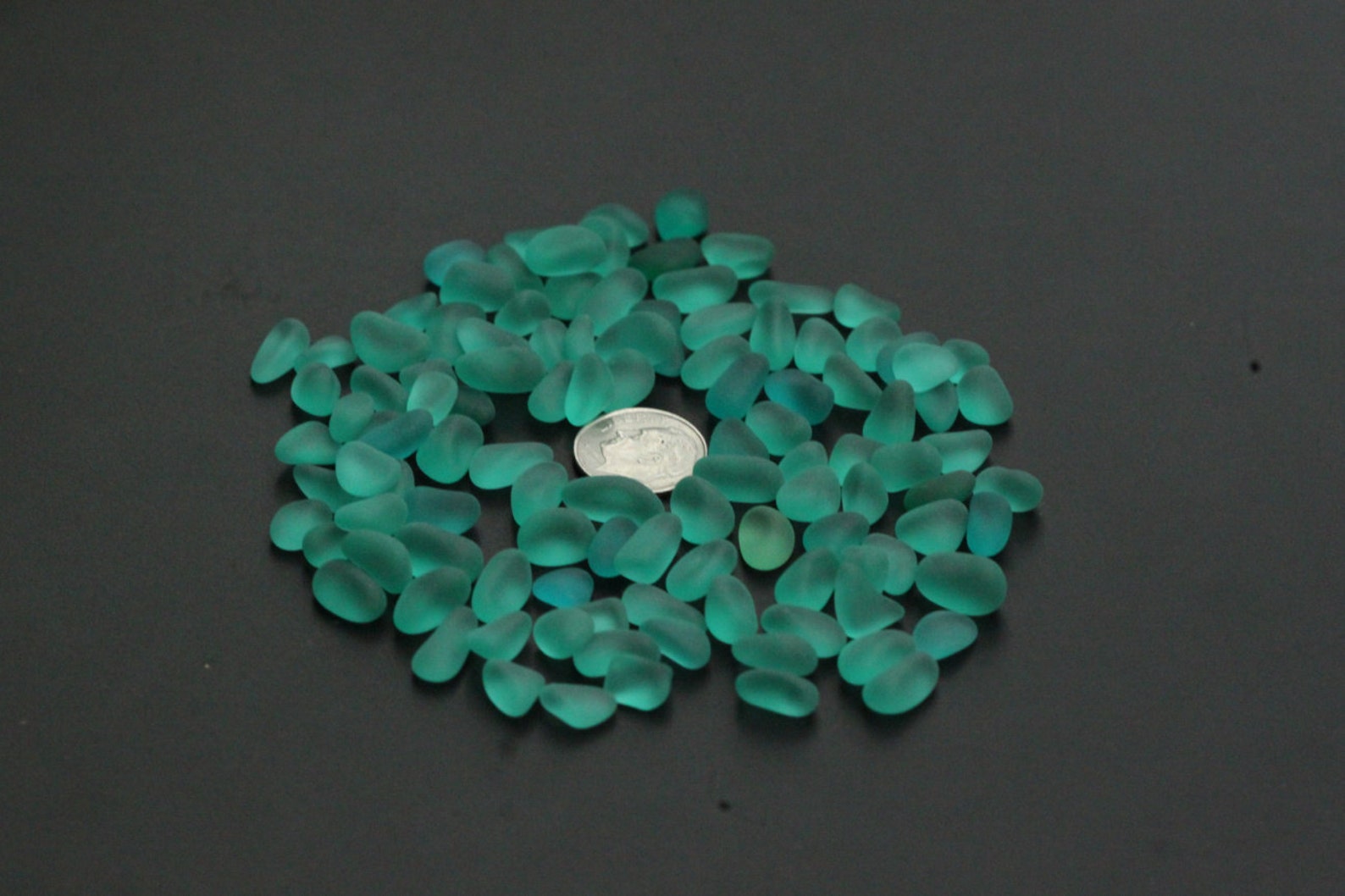 Beach Sea Glass Lot Bulk Wholesale Teal Aqua Jewelry Use - Etsy