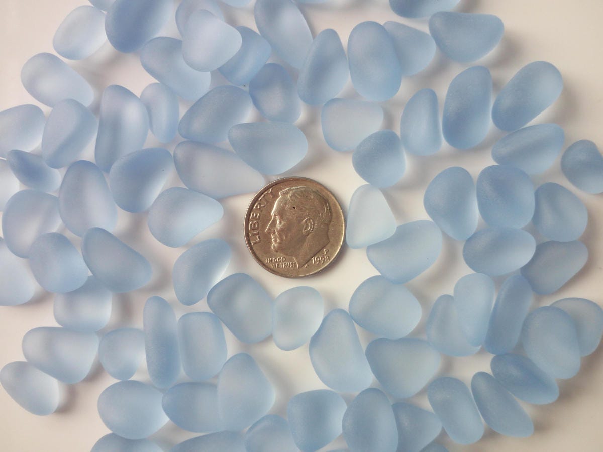 Beach Sea Glass Lot Bulk Wholesale Light Purple Blue 10-14mm | Etsy