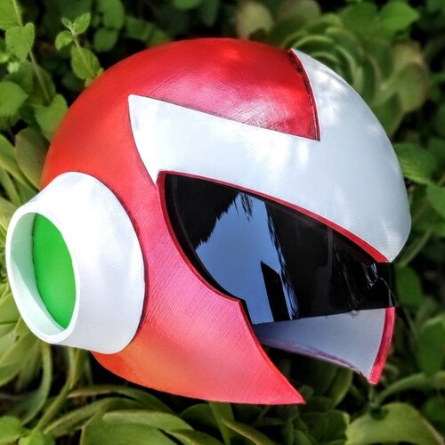Protoman Helmet Cosplay Costume 3D Megaman X Zero Proto Man - Etsy