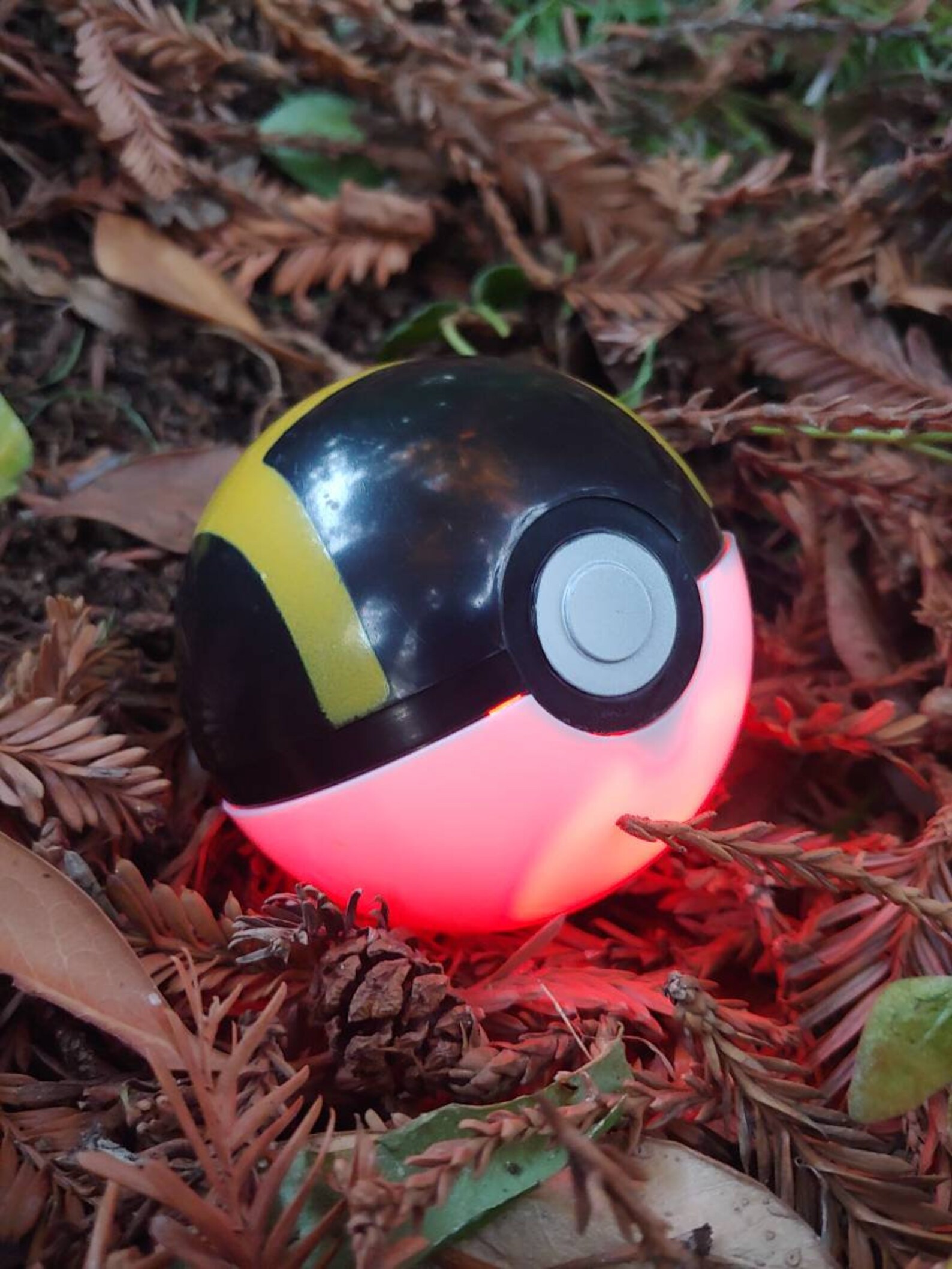 Light up Pokeball LED Prop Cosplay Costume Glow Ultraball Glow - Etsy