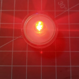 Blue Red LED Light Pod Single Color Portable Cosplay Costume Wedding ...