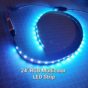 USB LED Strip Kit Rgb Multicolor Cosplay Costume Car Portable Prop ...