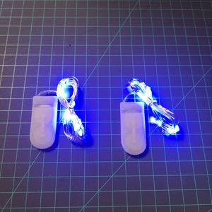 20 LED Cosplay String Fairy Lights 7ft Portable Battery Costume ...