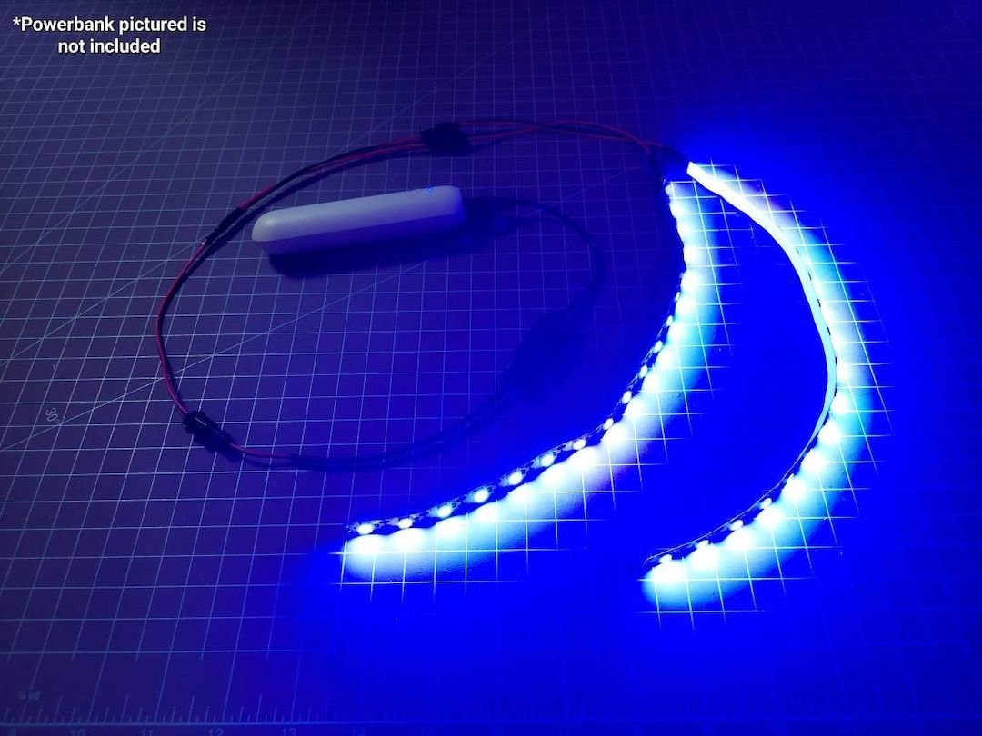 USB LED Strip Kit Rgb Multicolor Cosplay Costume Car Portable Prop ...
