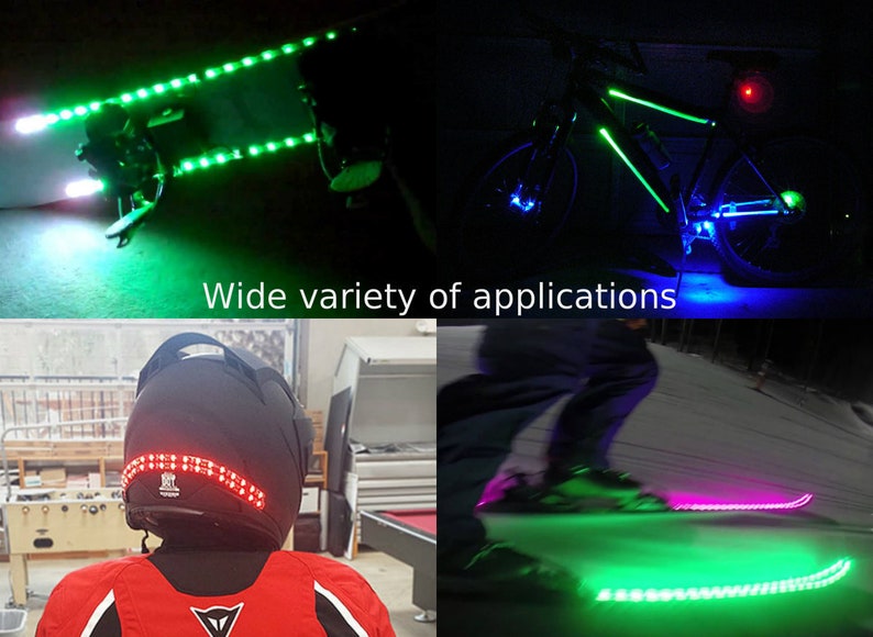 LED Strip Kit Cosplay Costume Portable Prop Lighting Effect | Etsy UK