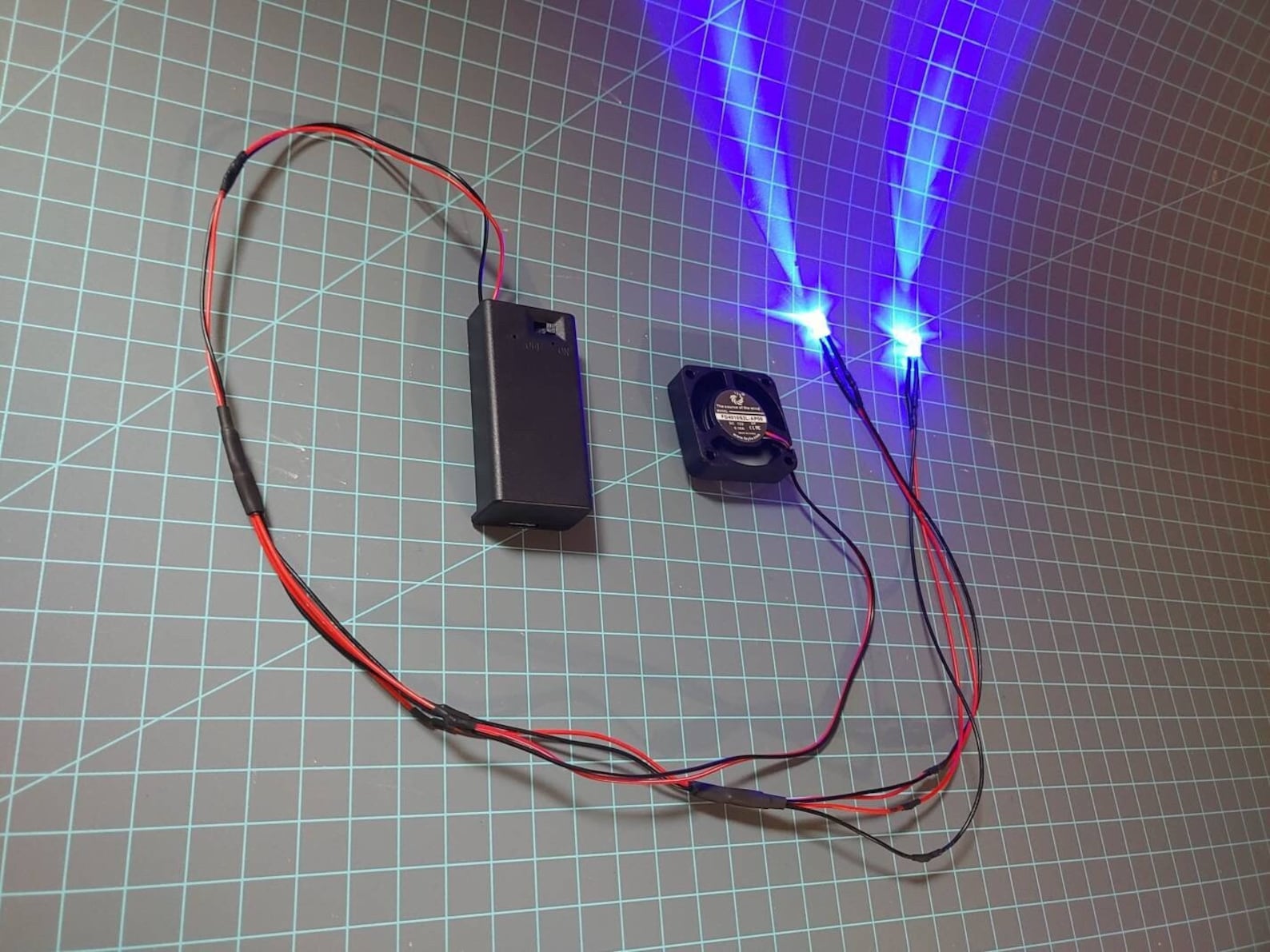 LED Light With Cooling Fan Kit Combo Cosplay Lighting Effect - Etsy