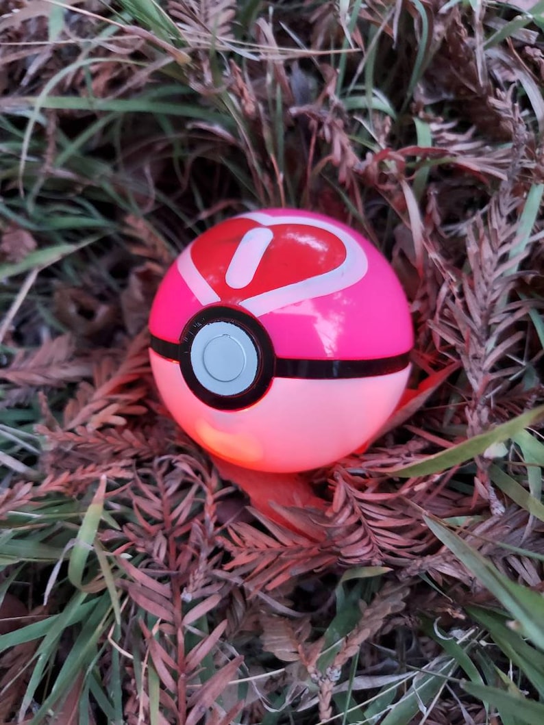 Light up Pokeball LED Prop Cosplay Costume Glow Ultraball Glow Loveball ...