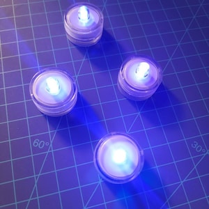 Blacklight UV LED Light Pod Single Color Blue Red Ultraviolet Portable ...