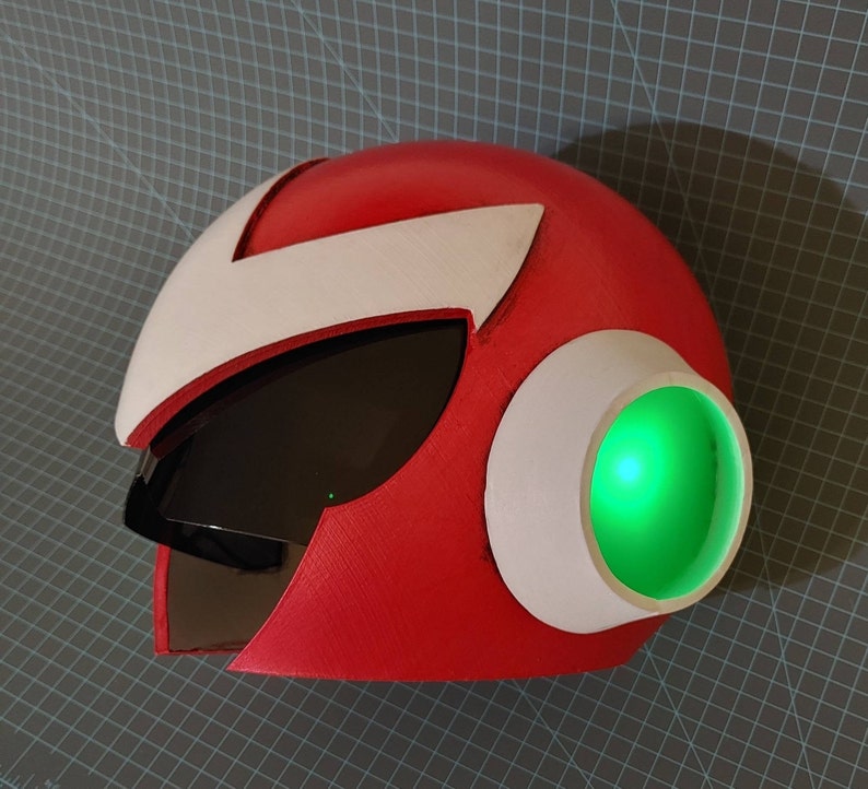 Protoman Helmet Cosplay Costume 3D Megaman X Zero Proto Man - Etsy