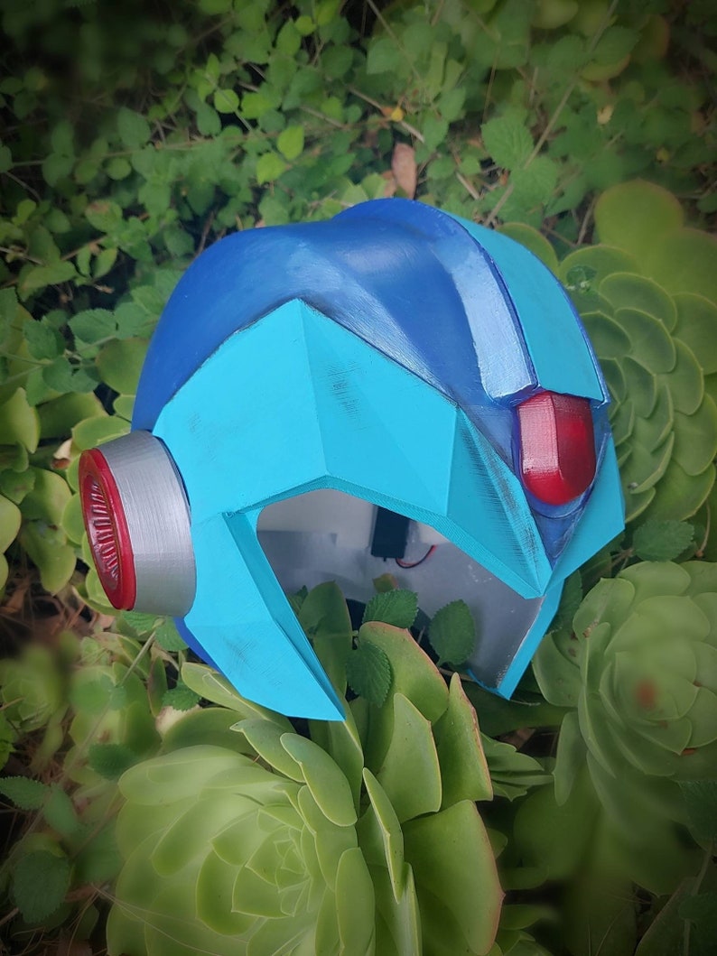 Megaman X Helmet Mega Man Cosplay Costume Zero Protoman Prop - Etsy