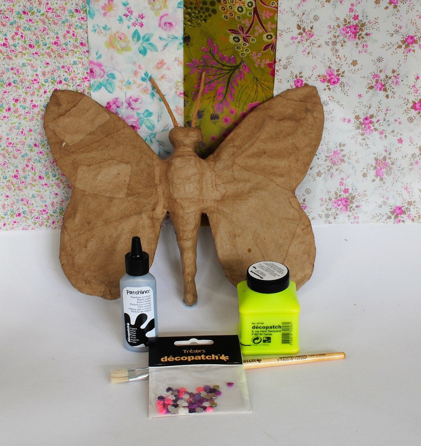 Decopatch Butterfly Kit With Extras Creative Butterfly - Etsy UK
