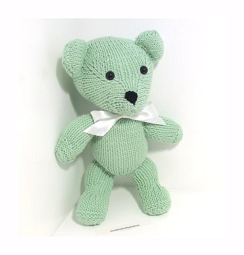 CE marked mint green teddy bear | Etsy