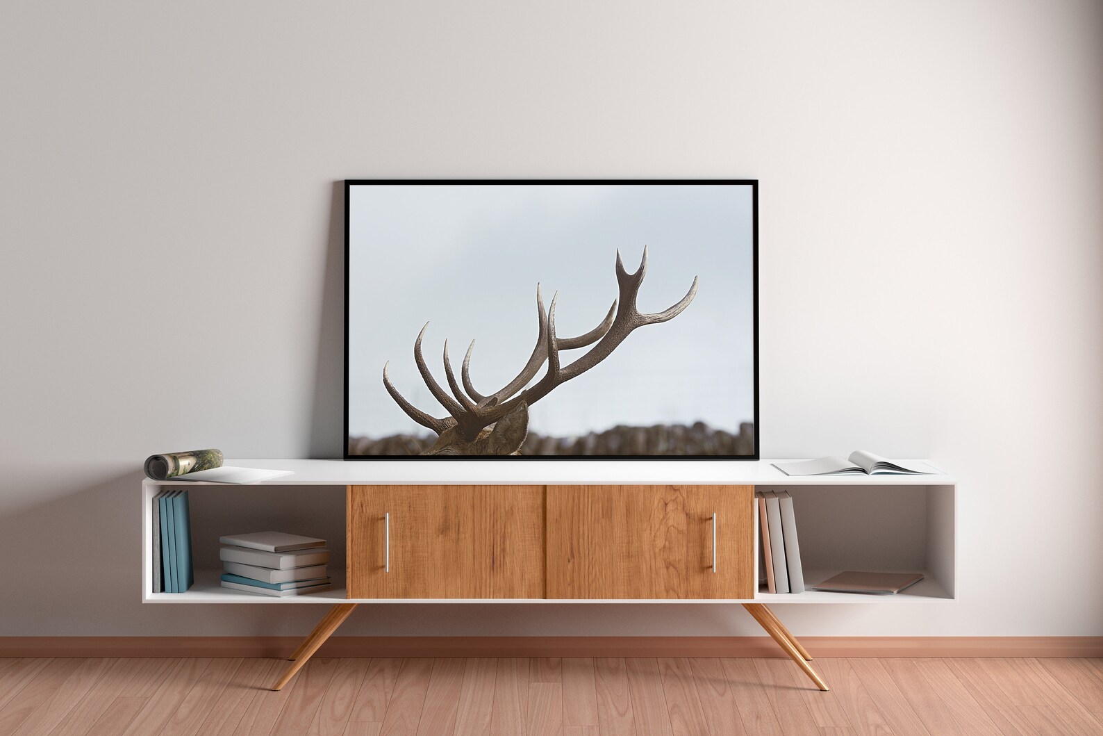 Deer Antler Printable Wall Art Landscape Photo Deer - Etsy