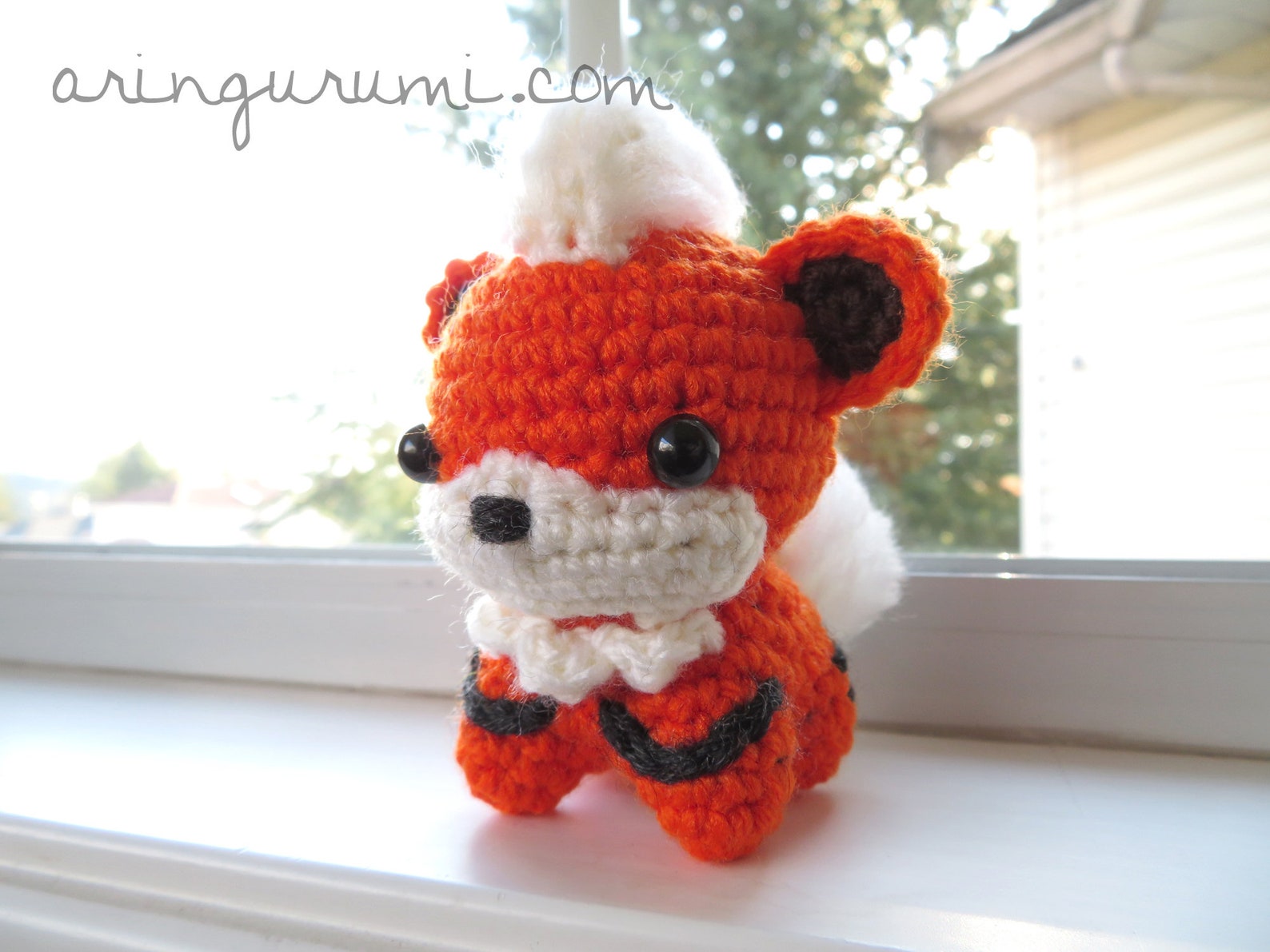 Growlithe Arcanine Amigurumi Crochet Plush Chibi Pokemon Evolution ...