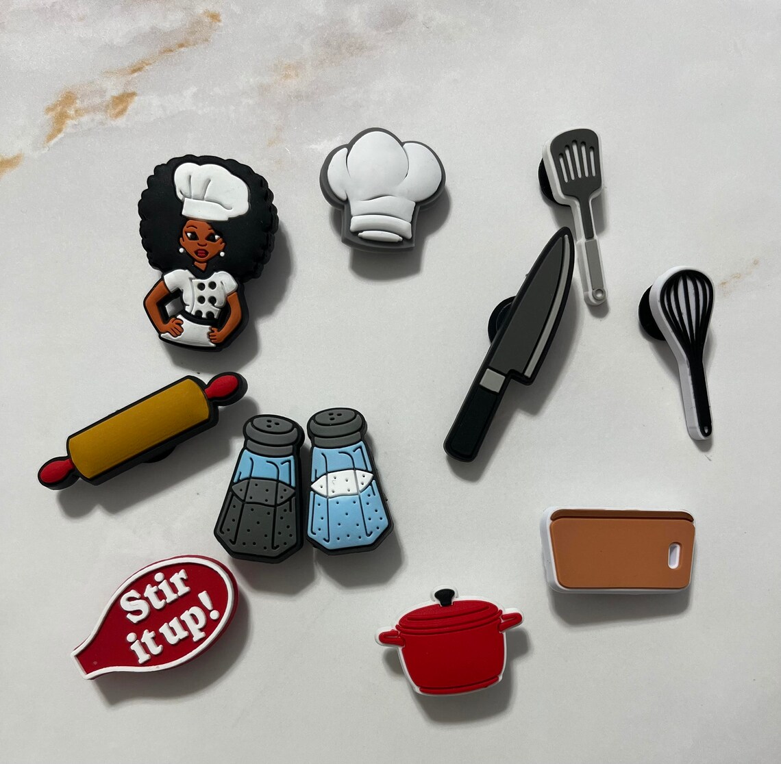 Chef Croc Charms - Etsy