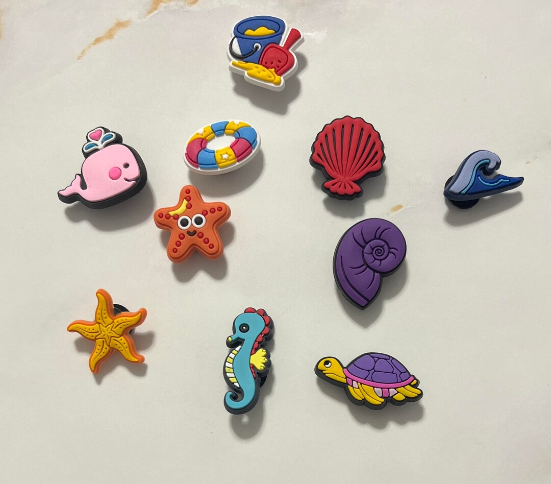 Kids Vacation Croc Charms - Etsy