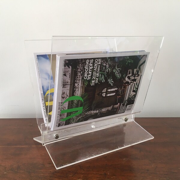 Plastic Magazine Rack Vintage - Etsy