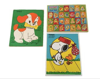 Snoopy jigsaw puzzle | Etsy
