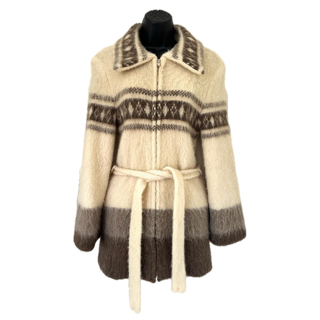 Made in Iceland - 100% Brushed Wool Lined Coat - Alafoss Icewool ...