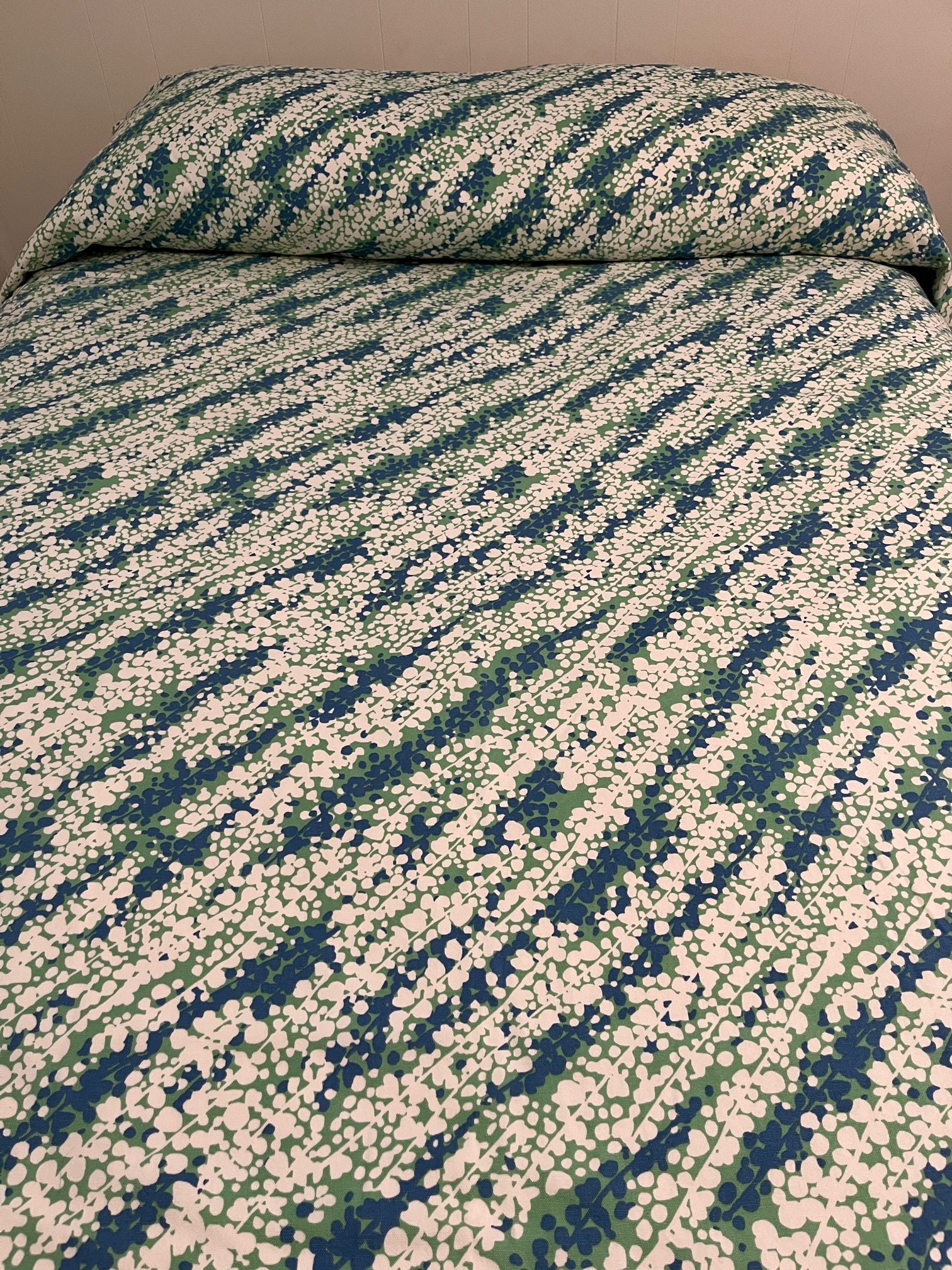 KING SIZE - Vintage 60s 70s Bedspread - Lightweight Coverlet - Mod ...