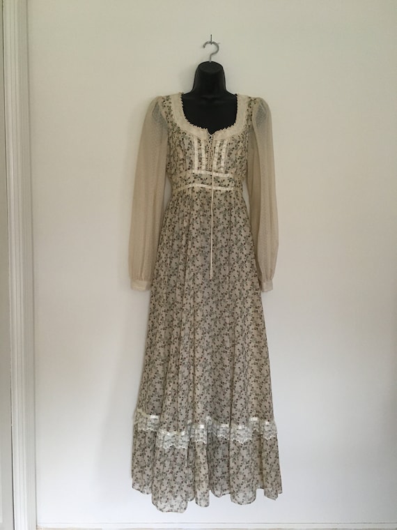 Vintage Gunne Sax Dress by Designer Jessica McClintoc… - Gem