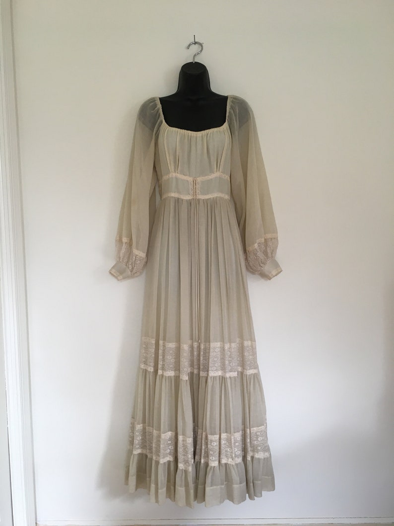 Vintage Gunne Sax Dress by Designer Jessica Mcclintock 1970s - Etsy