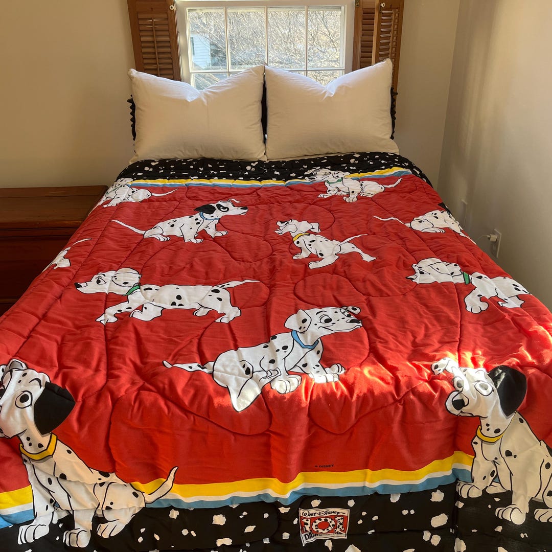 Vintage 101 Dalmatians Comforter 1990s Disney Twin Size Bedding ...