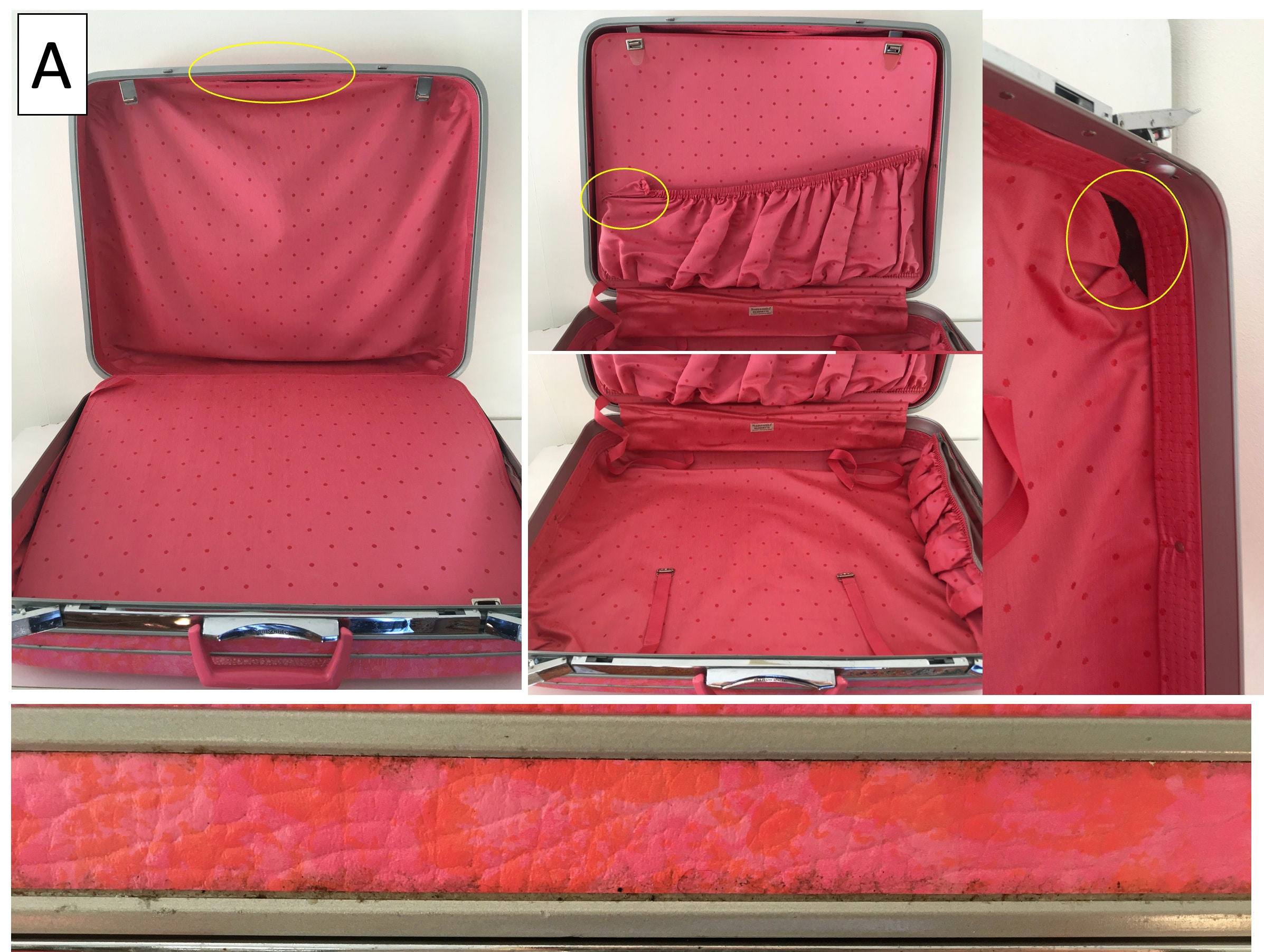 Vintage Hard Shell Suitcase Multiple Sizes, Colors Available Samsonite ...