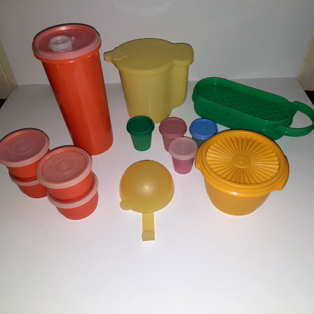 Large Vintage Tupperware Mixed Lot 1970's retro Kitchen Ware Food ...