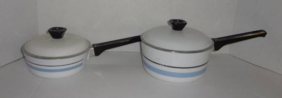 Vintage Club Aluminum Pans2 Saucepans With Lidsretro Heavy Duty Kitchen ...