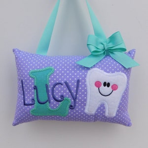 Light Purple Teal Personalized Tooth Pillow - Etsy