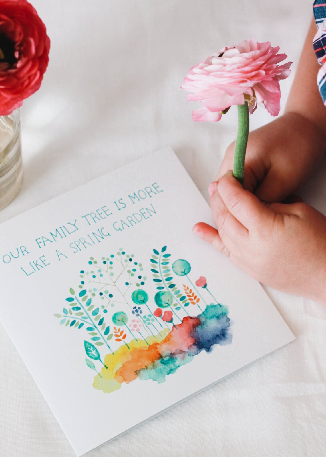 Our Family Tree Card, Greeting Card for Blended, Great for Mums, Great ...